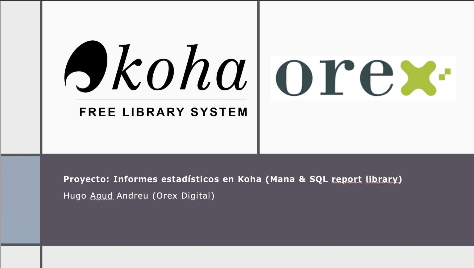 Informes en Koha – Orex Digital